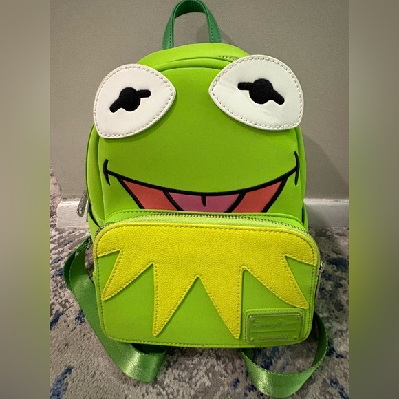 Loungefly | Bags | Loungefly Kermit The Frog Mini Backpack Like New ...